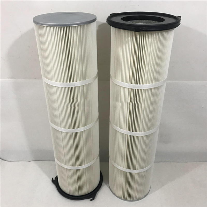 Construction Fiberglass Cartridge Dust Collector Filter With 0.5 Lbs Weight
