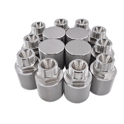 ISO9001 Precision Filtration Ss Cartridge Filter Rating 0.5-200 Microns