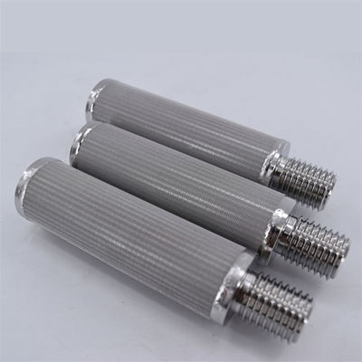 Stainless Steel High Precision Filter Element Cartridge Up To 150°C For ...
